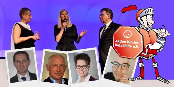 Einsatz für die kleinsten Verkehrsteilnehmer: Die R+V-ler und der Rote ...