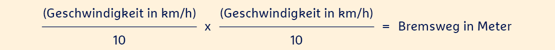 Bremsweg Formel So berechnen Sie den Anhalteweg | R+V